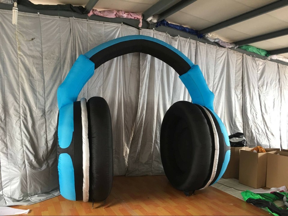 BLUE Giant Inflatable Headphone for DJ BOOTH, Party Rental !! | eBay