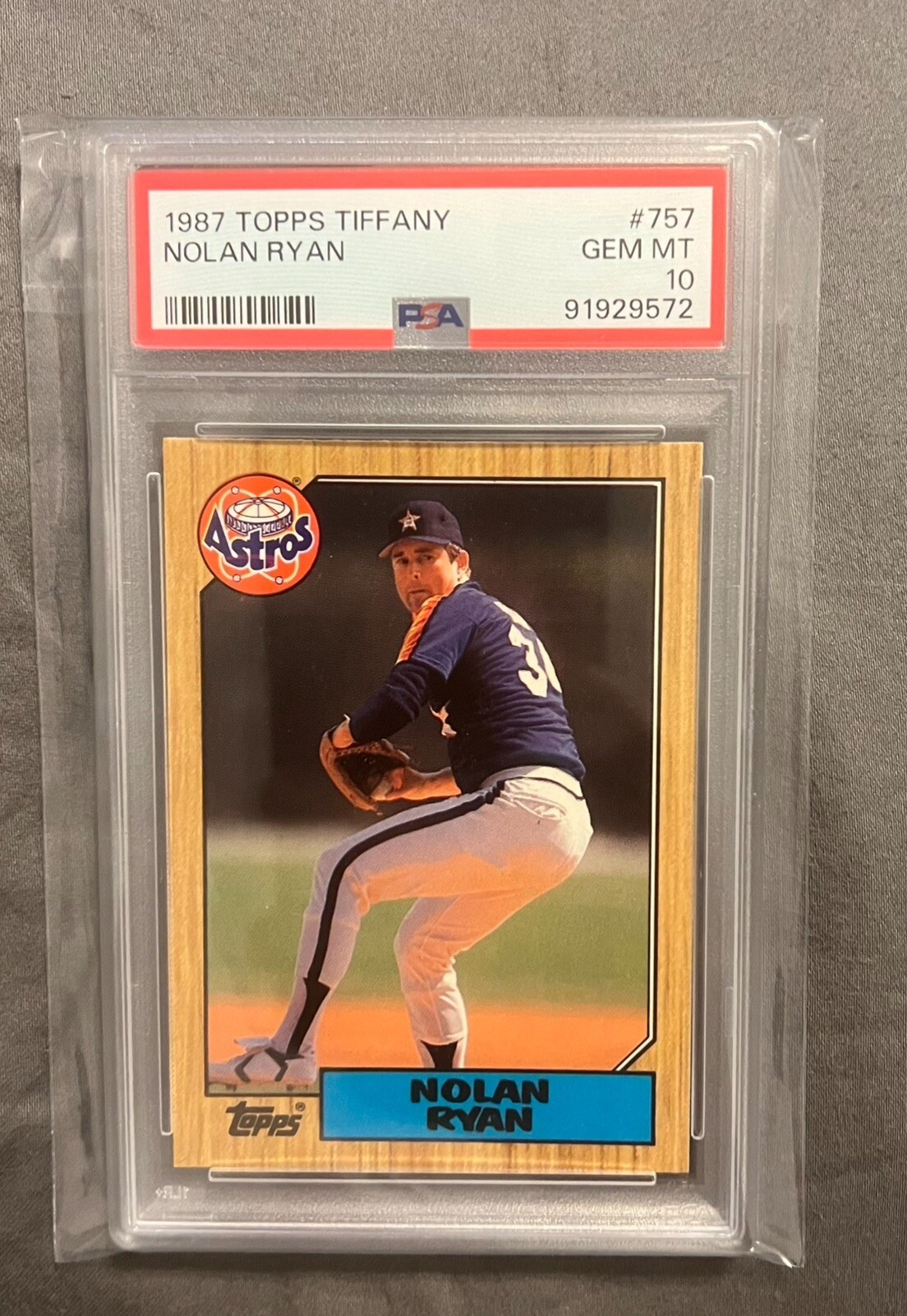 1987 Topps Tiffany 757 Nolan Ryan PSA 10 Gem Mint Lo Pop! | eBay