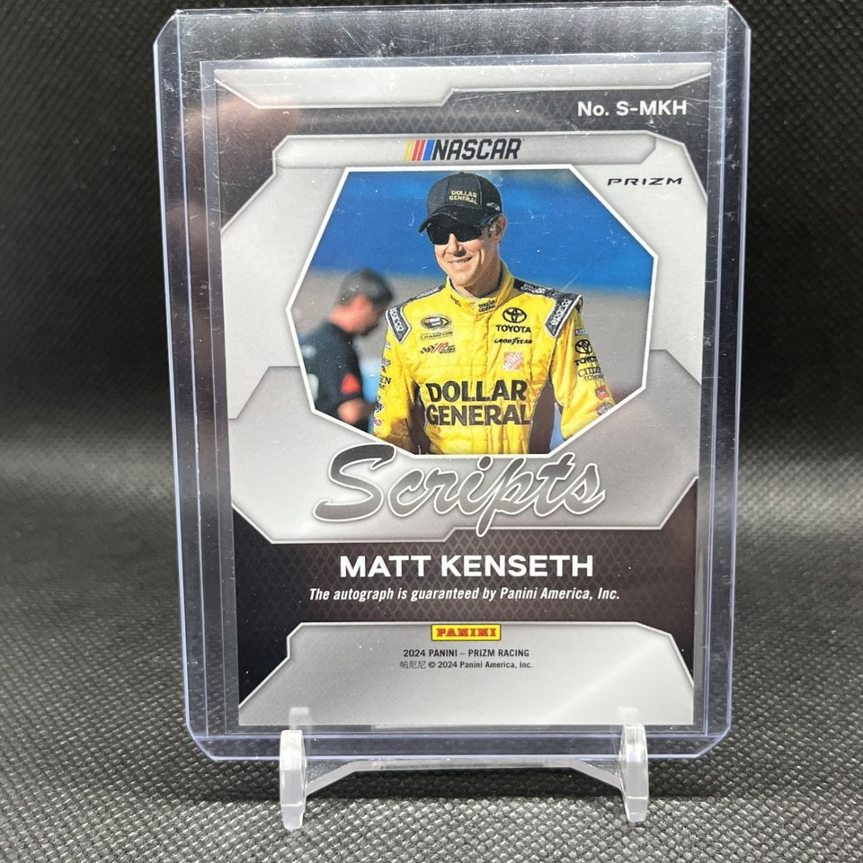 2024 Panini Prizm Racing #S-MKH Matt Kenseth Silver Scripts Auto | eBay