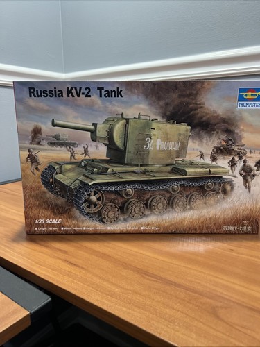 KV-2 Russia WWII Tank, 1/35 Scale Trumpeter Tank Model NIB | eBay
