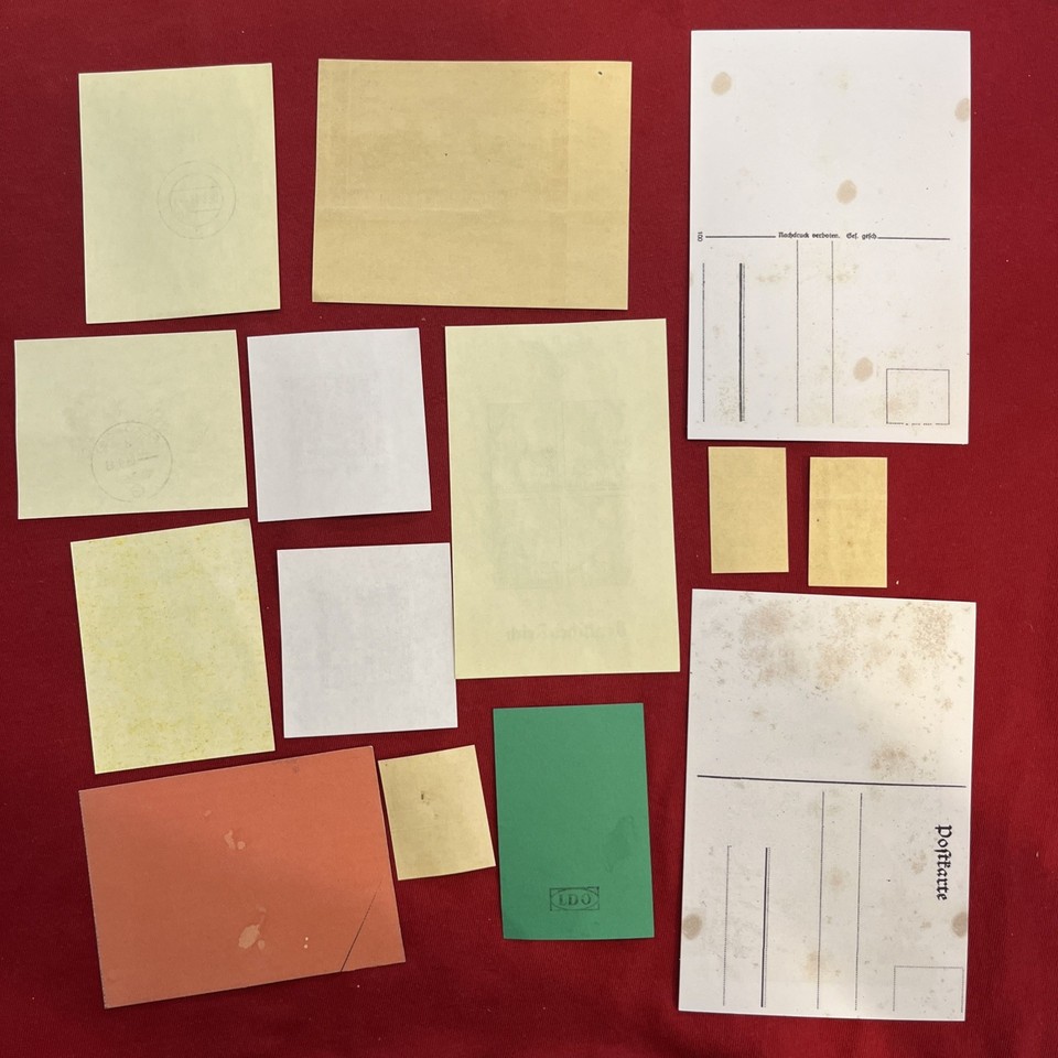 Nazi German Stamps Propaganda Labels Post Cards Mixed Lot WWII WW2 ...