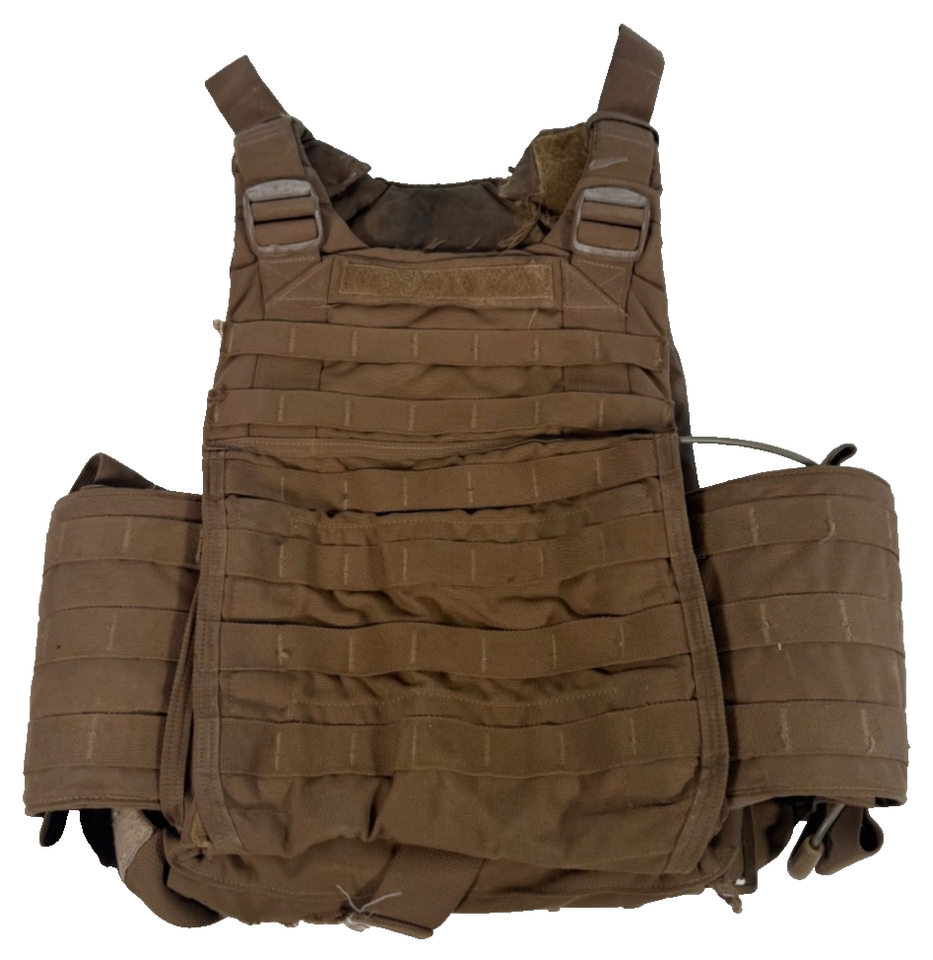 USMC Plate Carrier with Soft Inserts Coyote Size Medium | eBay