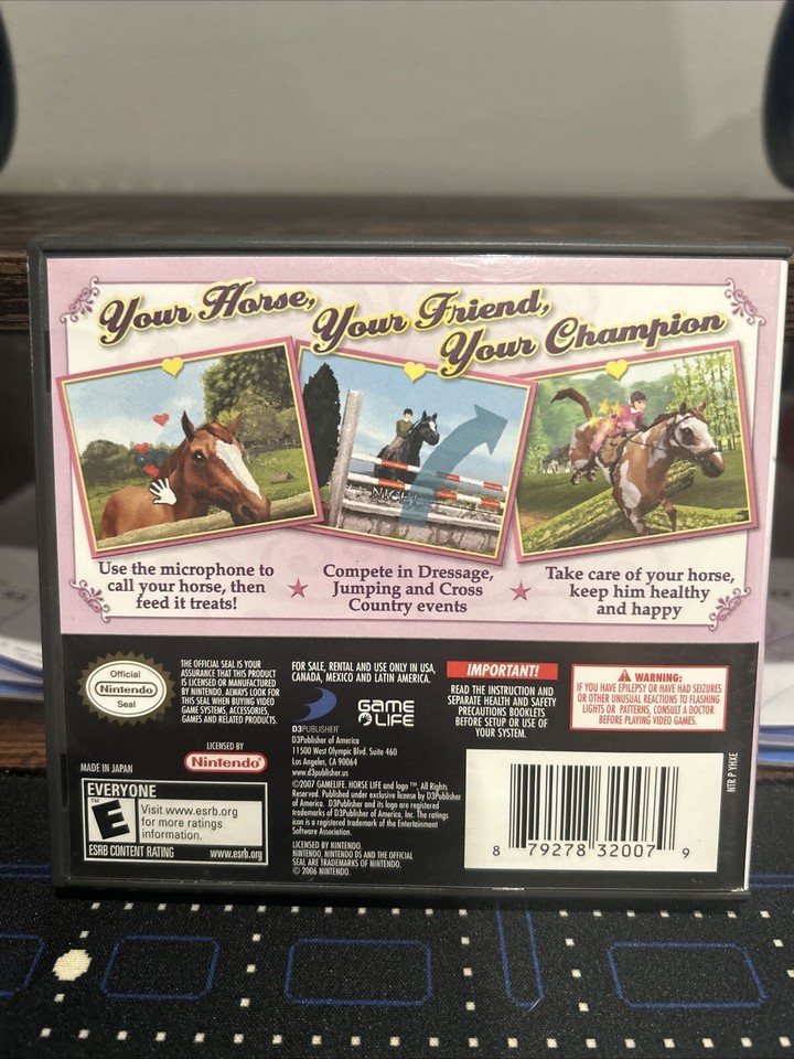 Horse Life (Nintendo DS, 2007) 879278320079 | eBay