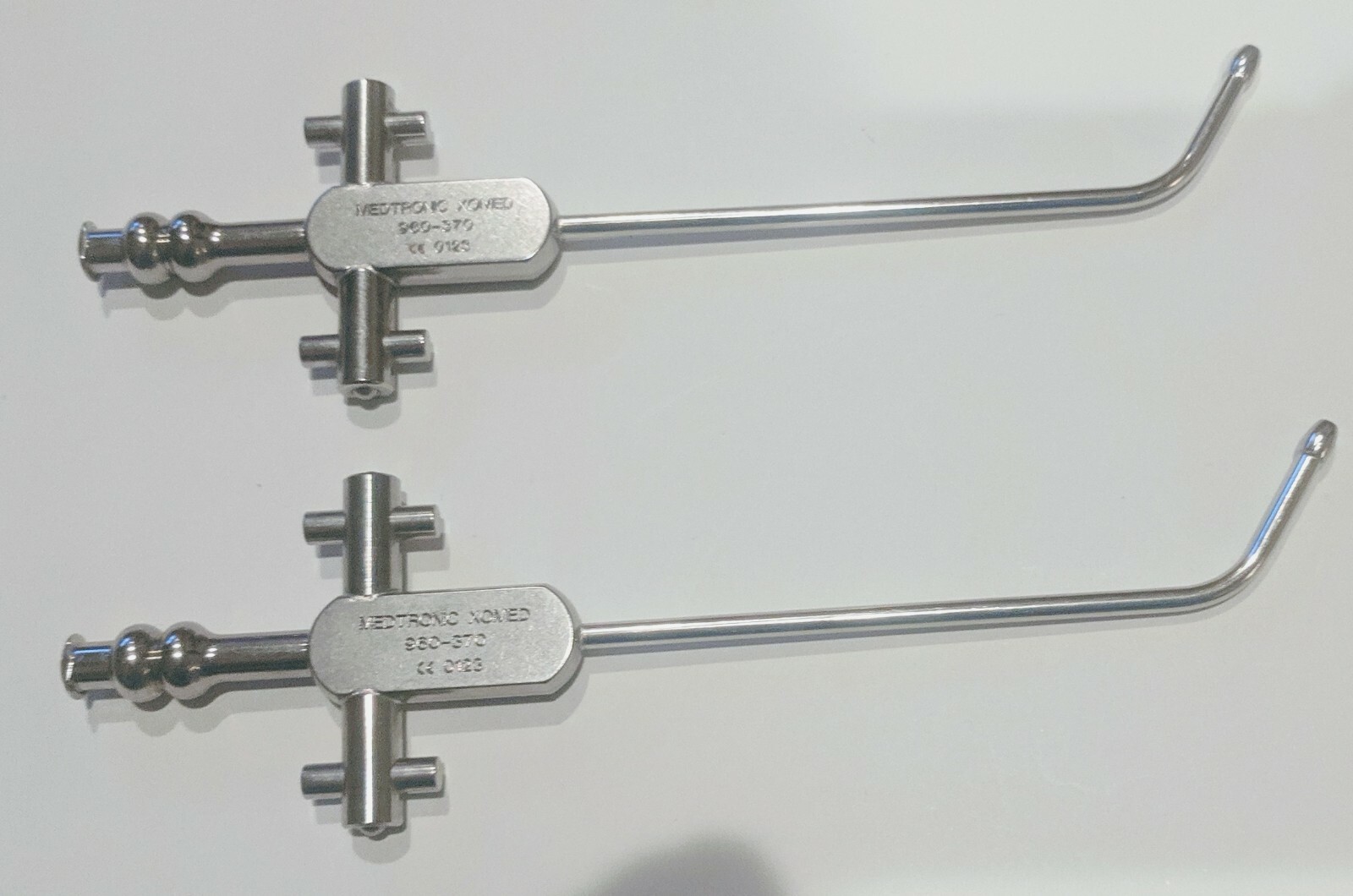 Set of 2 Medtronic XOMED 960-370 Olive Tip Surgical Suction Instrument ...