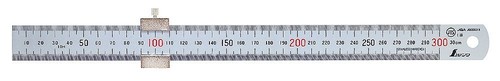 Shinwa Ruler Straight Scale With Silver Stopper 300mm 76752 | eBay