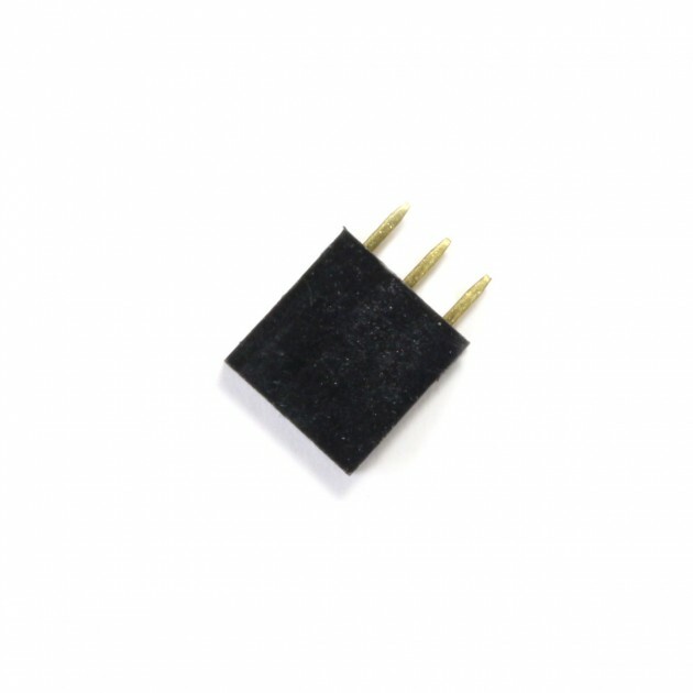 10Pcs 2.54mm Pitch 0.1 1x3 3 Pin 3p Female Dupont Header Thru Hole ...