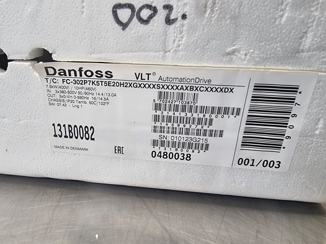 Danfoss Fc-300 VLT Automation Drive 131B0082 Fc ...
