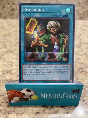 Reasoning 1st Edition Super Rare RA01-EN052 Yu-Gi-Oh! | eBay