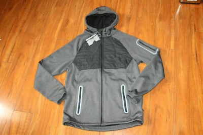 NWT MENS CSG SZ S JACKET REFLECTIVE FULL ZIP HOODIE | eBay