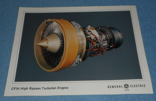 1984 General Electric CF34 High Bypass Turbofan Engine Product Info ...