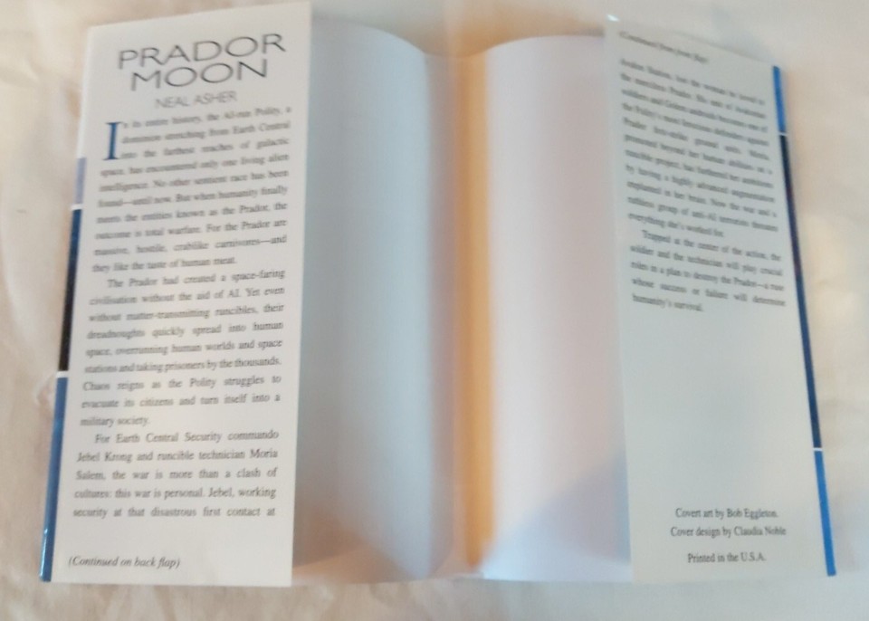 PRADOR MOON By Neal Asher - Hardcover | eBay