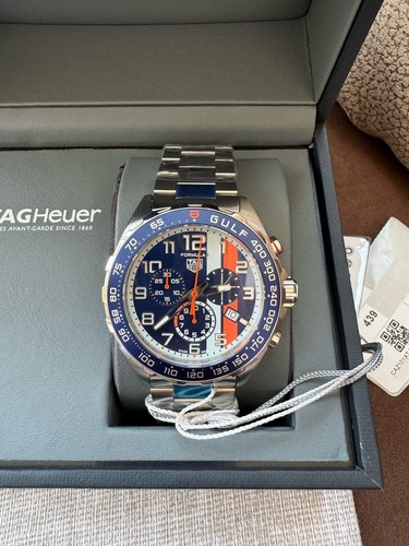 TAG Heuer Formula 1 X Gulf Special Edition Quartz Men's Watch CAZ101AT ...