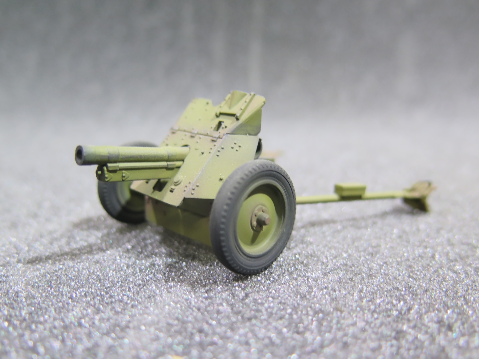 MI1061 - 1/35 PRO BUILT Plastic Alan Soviet 76-mm Regimental Gun Mod ...