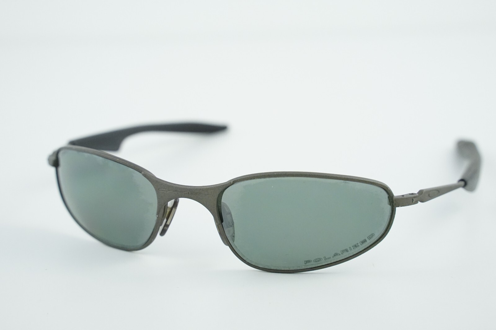 1st Gen. Oakley A Wire 1.0 Matte Gunmetal/Black Iridium Polarized ...