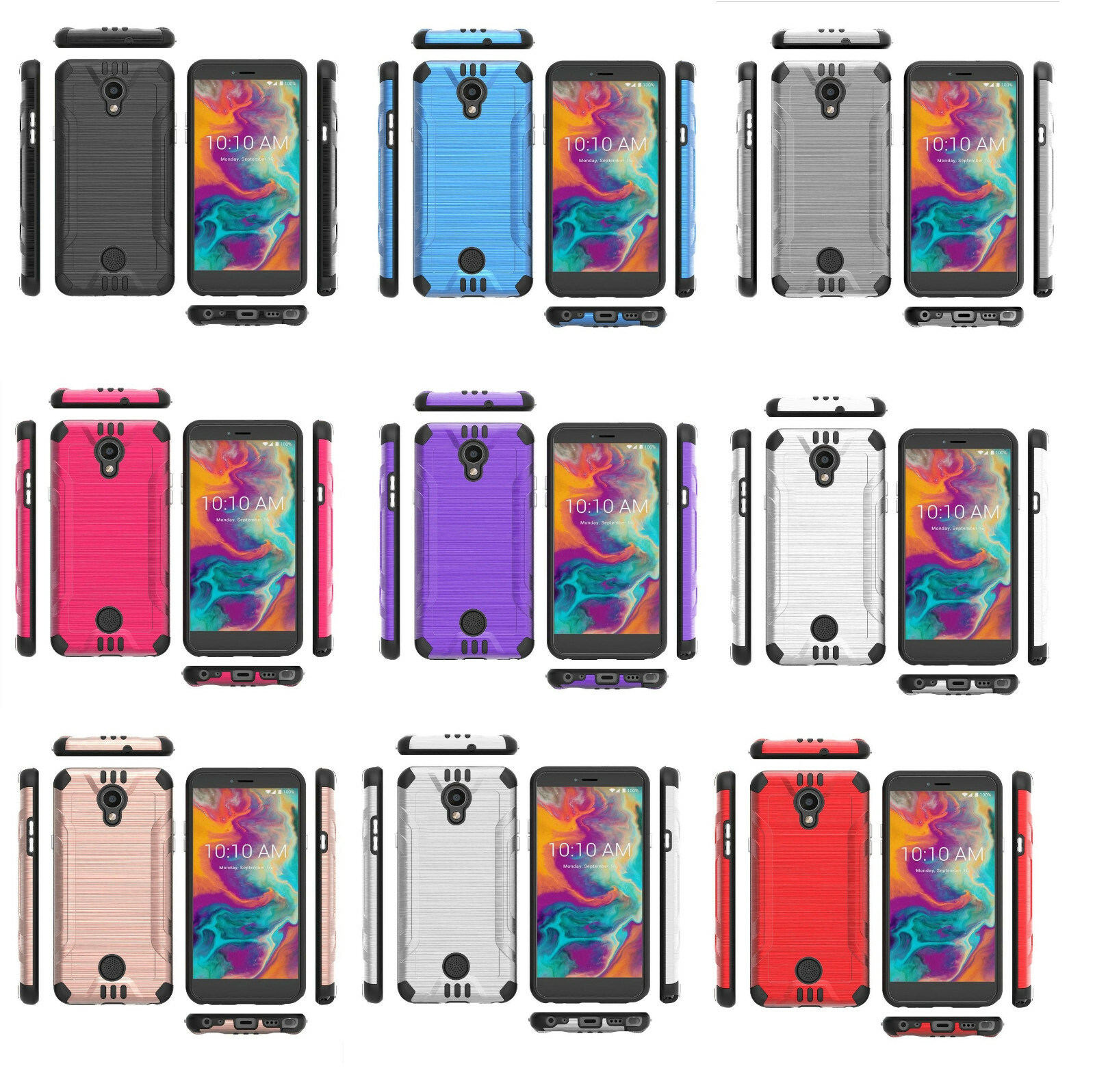 For Coolpad Legacy S / SR 5.45" Slim Brushed Hybrid Case Phone Cover | eBay