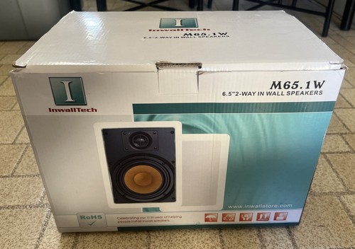Inwall Tech Speakers -M65.1W- 6.5" 2-Way In-Wall Speakers (Brand New ...