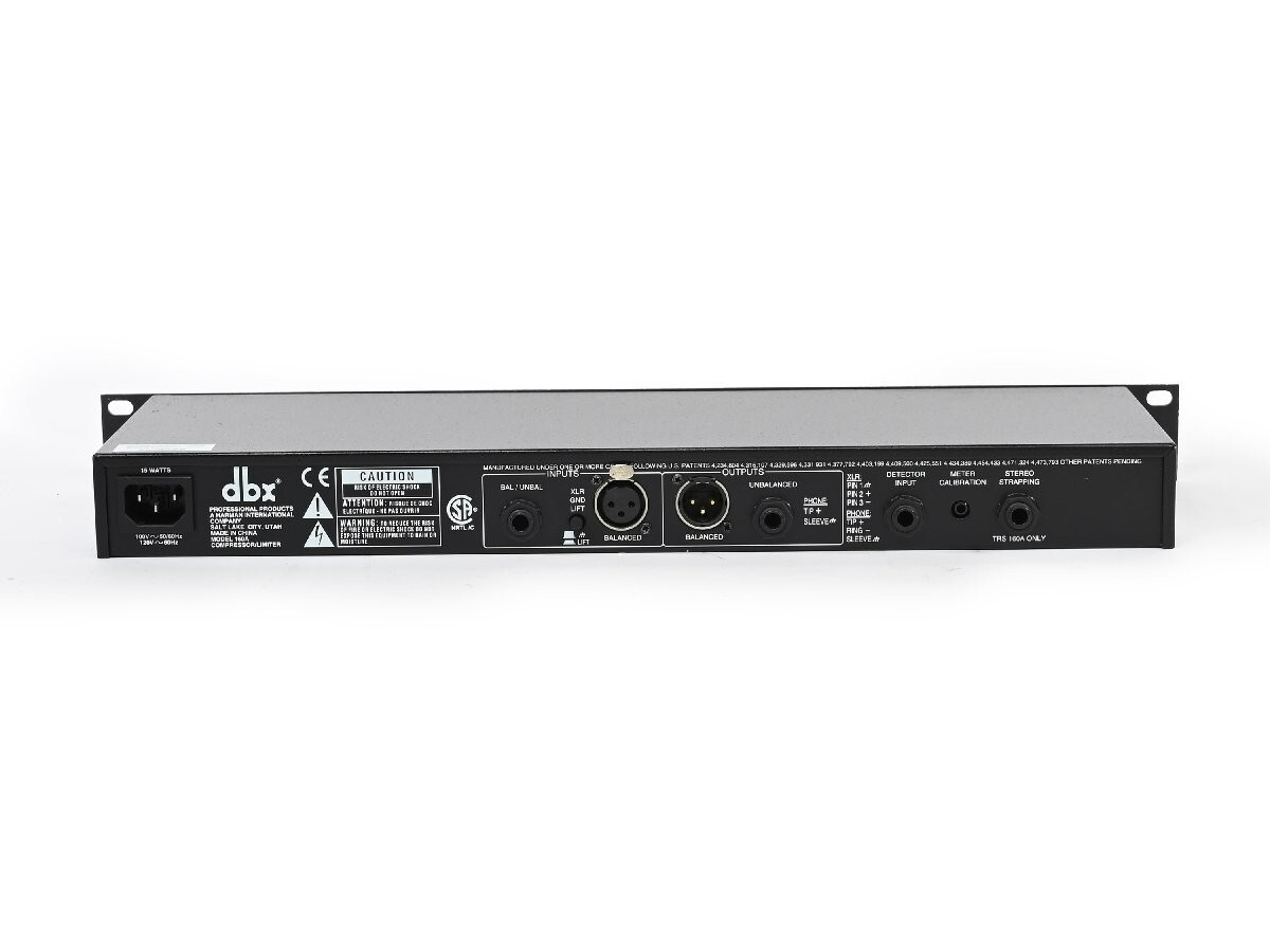 dbx 160A Mono Compressor / Limiter Dynamic Signal Processor Rack ...