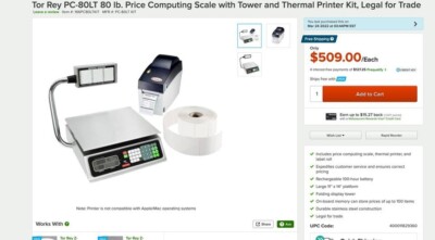 Scales - Deli Scale Printer