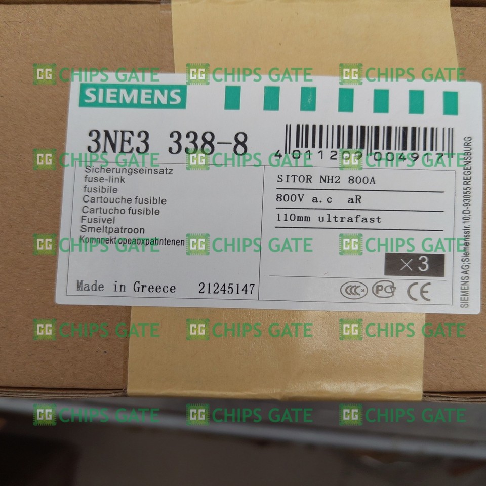 1PCS NEW Siemens fuse 3NE3338-8 3NE3 338-8 800A 800V Fast Ship | eBay
