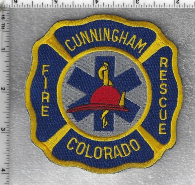 Cunningham Fire Rescue (Colorado) Shoulder Patch | eBay