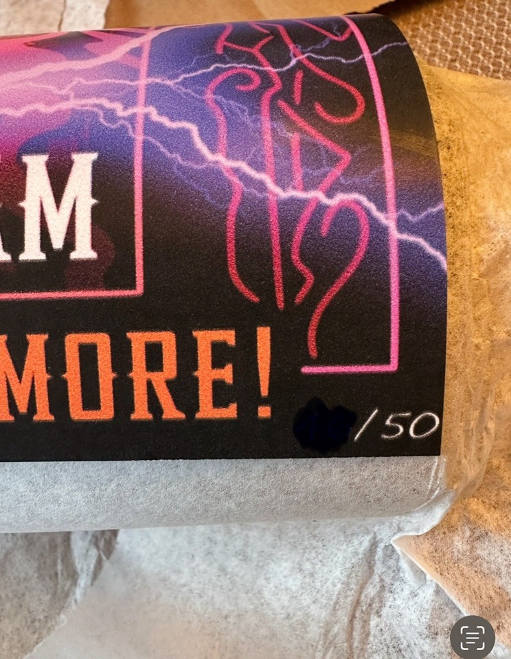 BLACK SABBATH Back to the Beginning AP Poster #/50 Ozzy Osbourne ...