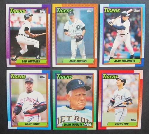 1990 topps Detroit Tigers Team Set + traded | eBay