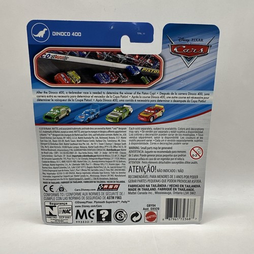 Disney Pixar Cars James Cleanair (Vitoline) Dinoco 400 | eBay