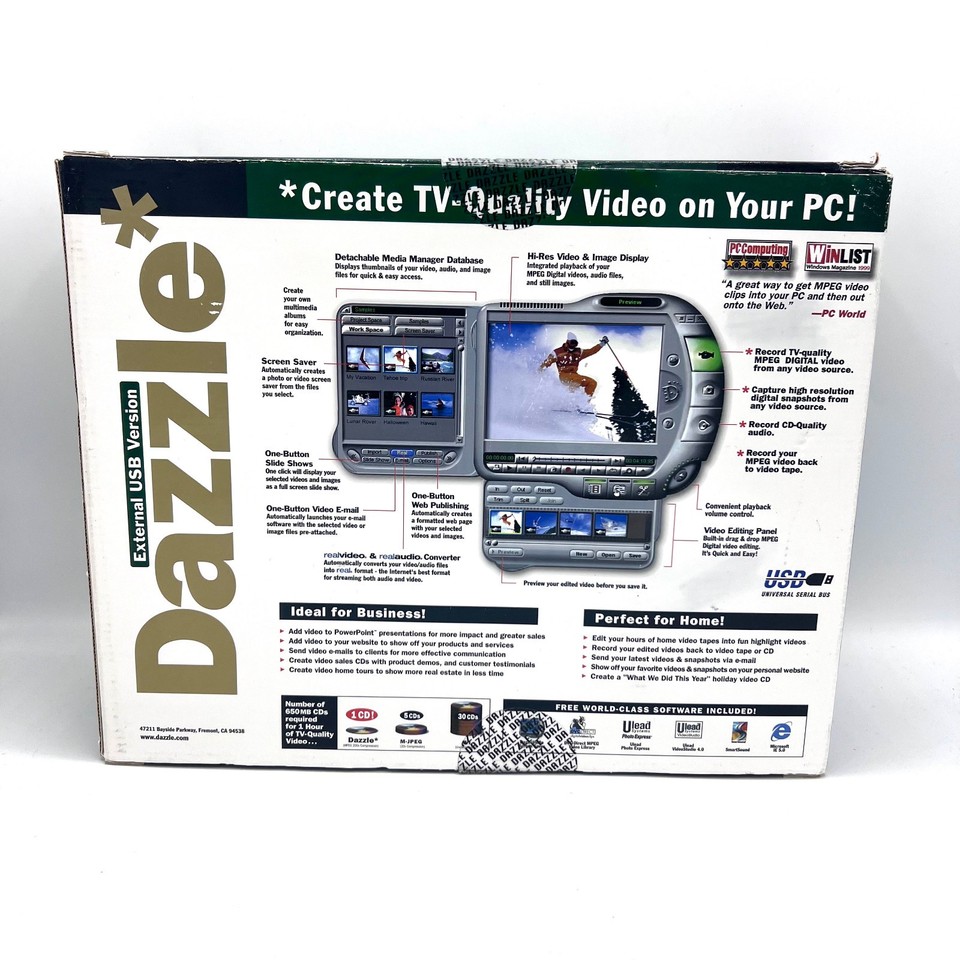 Dazzle Digital Video Creator Editor With RCA’s Brand NEW Deadstock Vintage | eBay