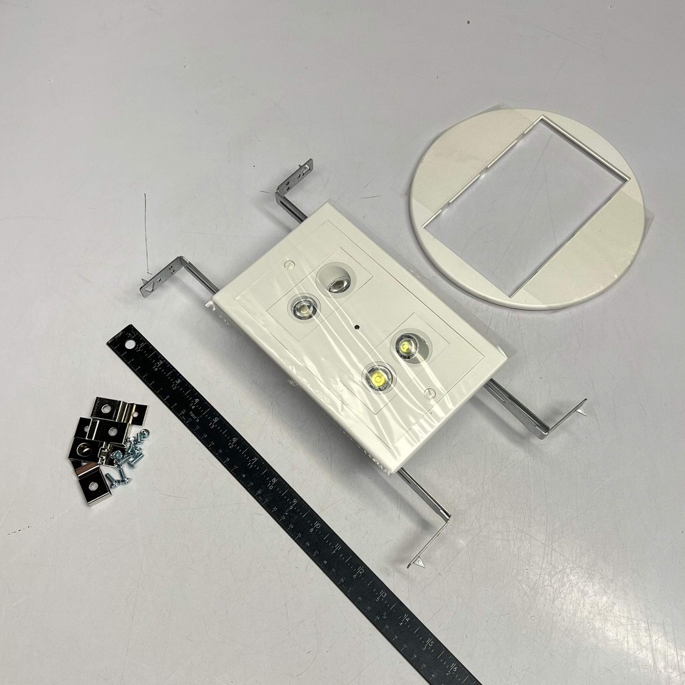 HUBBELL Ceiling Mounted Recessed Led Emergency Light 120/277VAC White ...