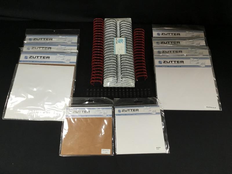 ZUTTER Bind It All 1" & 1 1/4 Wire Loops, 10 Packs of Pages Covers 6 x ...