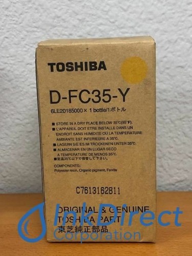 Genuine Toshiba DFC35Y D-FC35-Y Developer Yellow 2500C 3500C | eBay