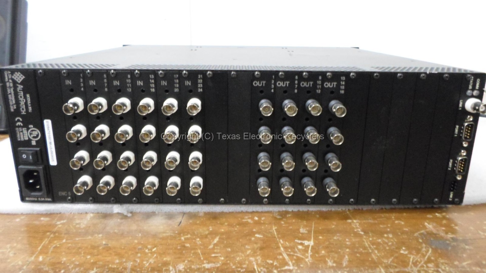 AutoPatch 3RU Modula Series Matrix Switcher w/ MRP=4325A3 MRP=4349A3 ...