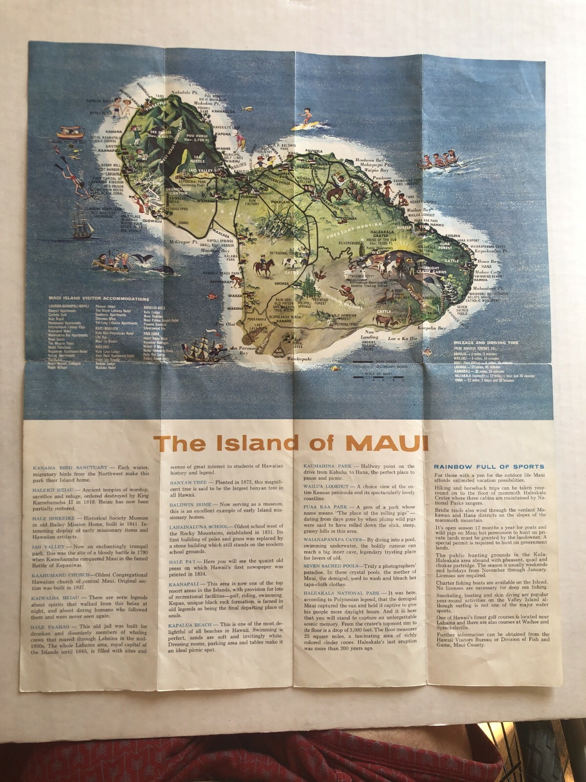 4- 1968 Travel Brochures for Hawaii, Maui, Oahu and Kauai | eBay