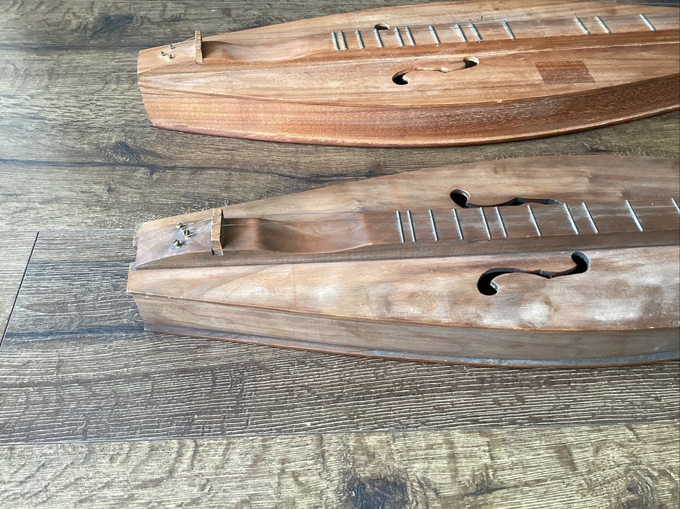2 Vintage Mountain Appalachian Mountain Dulcimer Music Instruments ...