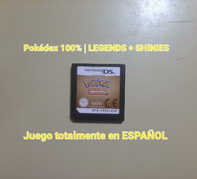 🇪🇸 Pokémon Edición Oro Heartgold ESPAÑOL 100% ORIGINAL Nintendo DS | eBay