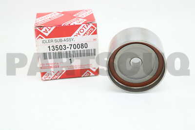 1350370080 Genuine Toyota IDLER SUB-ASSY, TIMING BELT, NO.2 13503-70080 ...