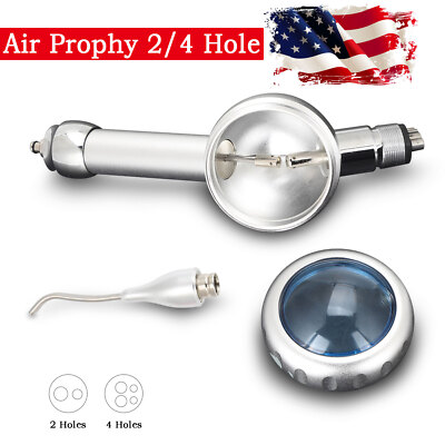 Dental 2/4 Holes Hygiene Air Flow Teeth Polishing Polisher Handpiece ...