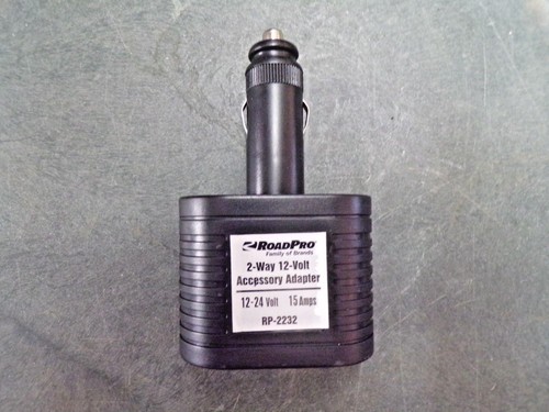 NEW ROADPRO RP-2232 12/24-Volt 2 Outlet Cigarette Lighter Adapter(P) | eBay