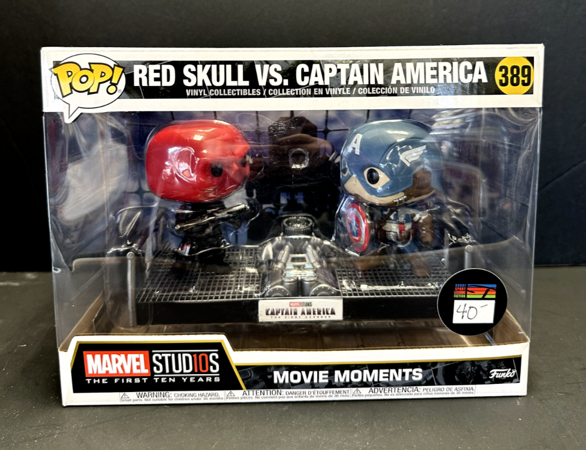 Funko Pop! Moments: Marvel - Red Skull Vs. Captain America #389 for ...