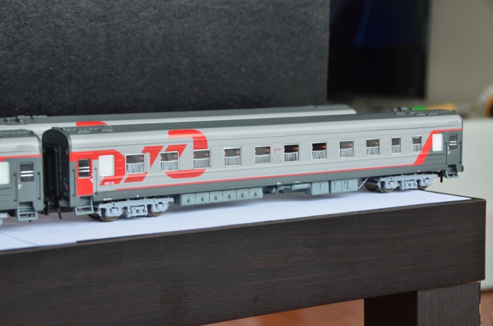 Heris 17060 17103 Russian RZD Long Distance Train 6-Car Complete Set HO ...