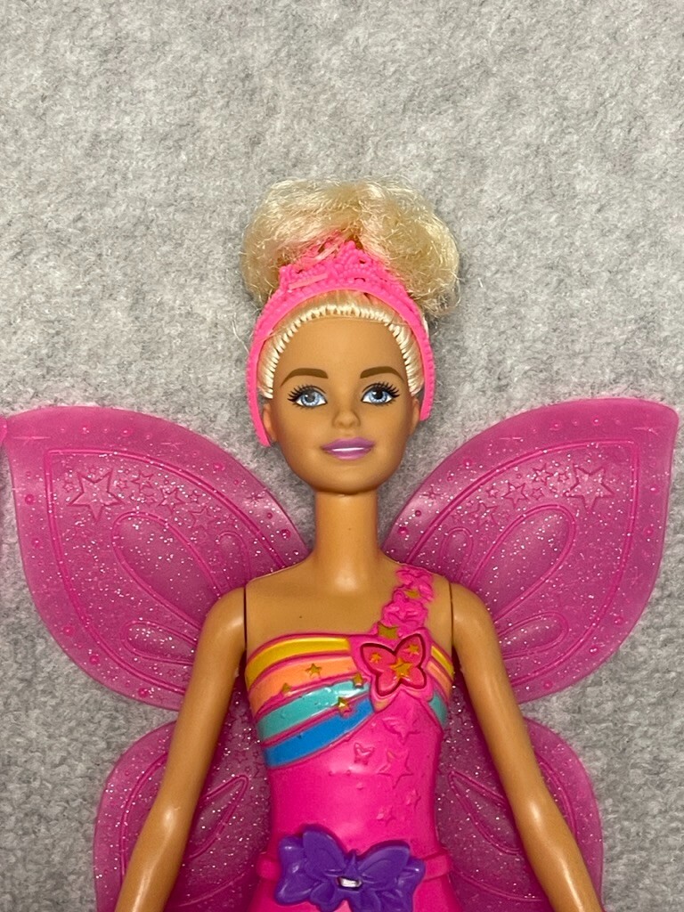 Barbie Dreamtopia Flying Wings Fairy Doll Lot of 2 Millie Face Dolls ...