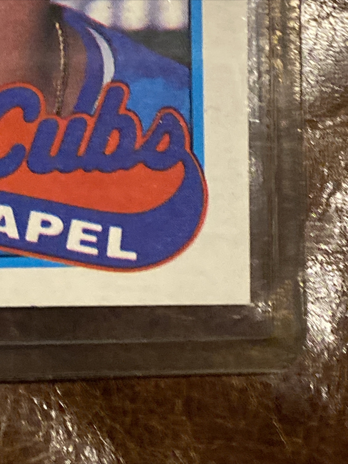 RARE 1989 Topps #767 Mike Capel Cubs MISPRINT ERROR Card | eBay