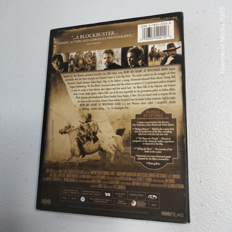 Bury My Heart at Wounded Knee (2007, HBO, DVD 2-disc Set) | eBay
