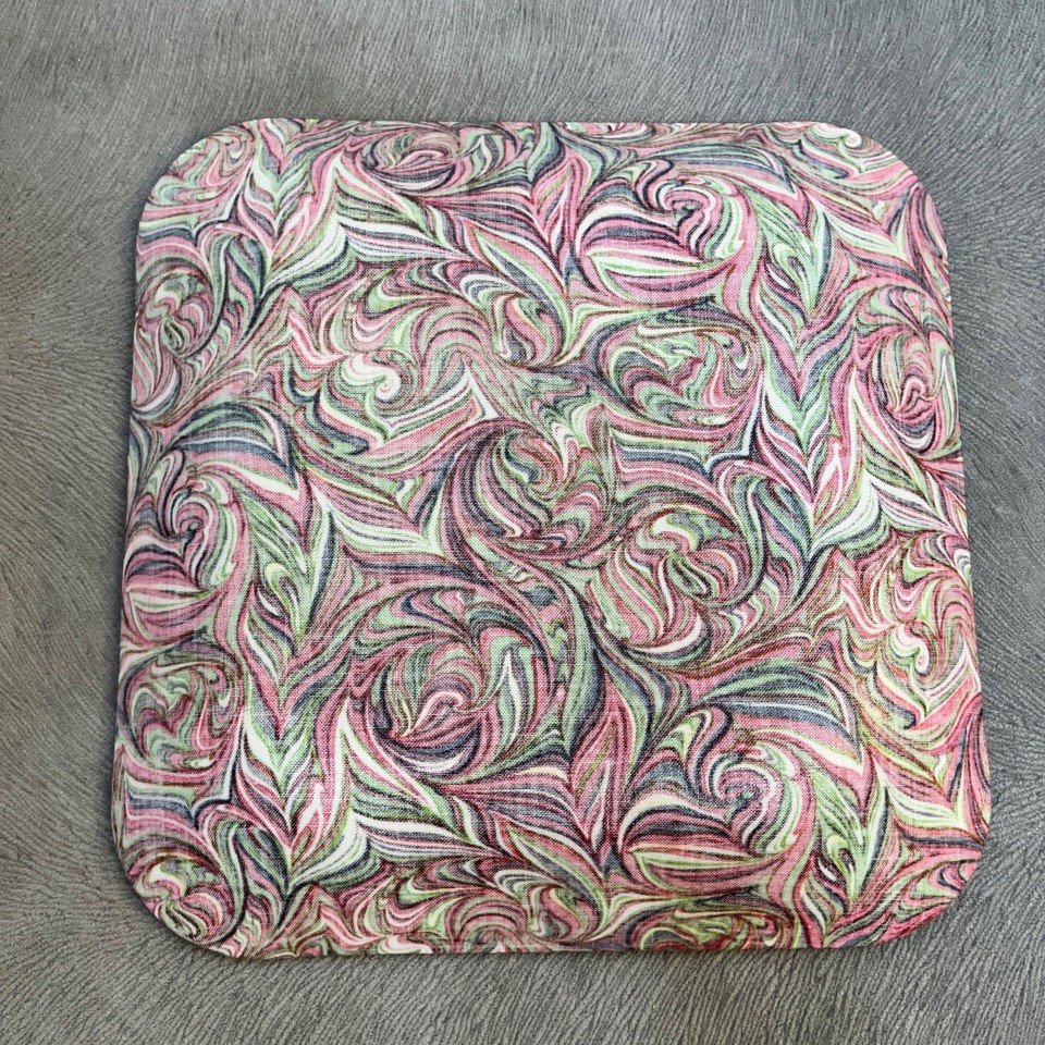 Glass Dish Holiday Theme Homemade 9" Square Festive Decor Decoupage ...