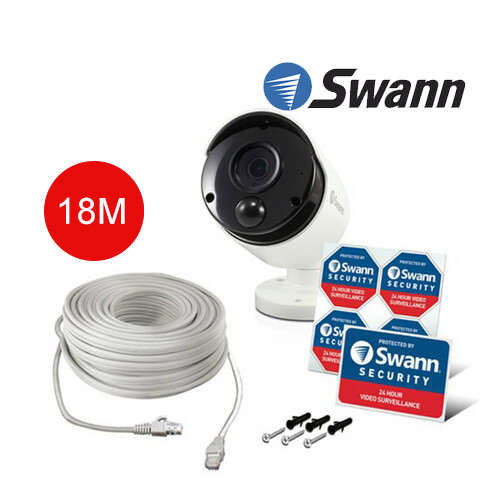 Swann 5MP IP PIR Bullet Camera day & night protection 18m Ethernet ...