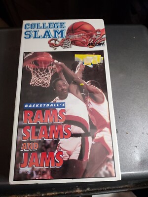 Basketball VHS College Slam Rams Slams and Jams Video Tape 1993 BRAND ...