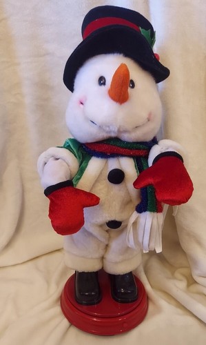 Gemmy Snowflake Spinning Snowman Booty Shakers Shaking Shake Your ...