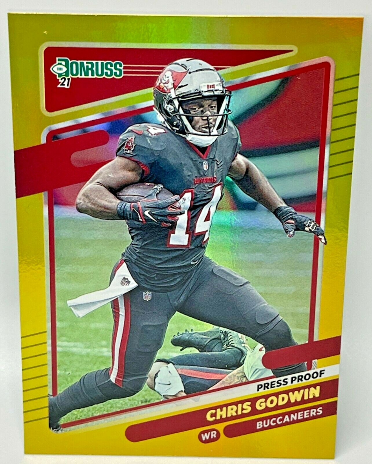 Chris Godwin GOLD PRESS PROOF 2021 Donruss HOLO PREMIUM STOCK #103 | eBay