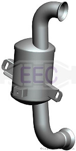 CATALYTIC CONVERTER / CAT TYPE APPROVED FOR FIAT 1400242480 OEM QUALITY ...