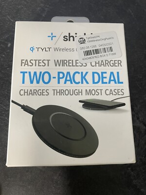 TYLT 10W Qi Shield 2pk Wireless Charging Pads with Type C-Cable | eBay